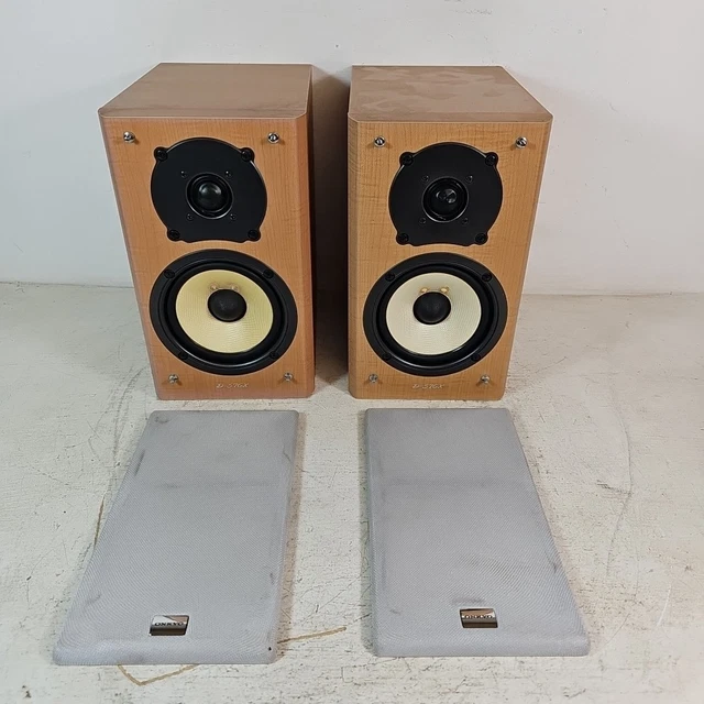 ONKYO D-S7GX BOOKSHELF Hi-Fi Stereo Loud Speakers 2-Way 70W 4Ohms ...