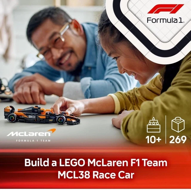 LEGO SPEED CHAMPIONS McLaren F1 Team MCL38 Race Car Toy - NEW SEALED IN ...