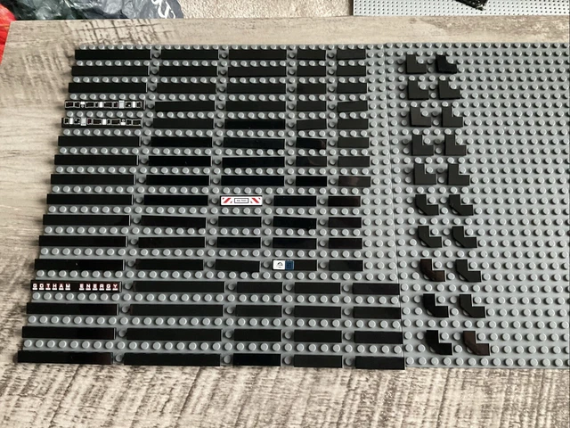 LEGO LOT GENUINE 100 Black Tiles, 1 Stud Wide £4.00 - PicClick UK