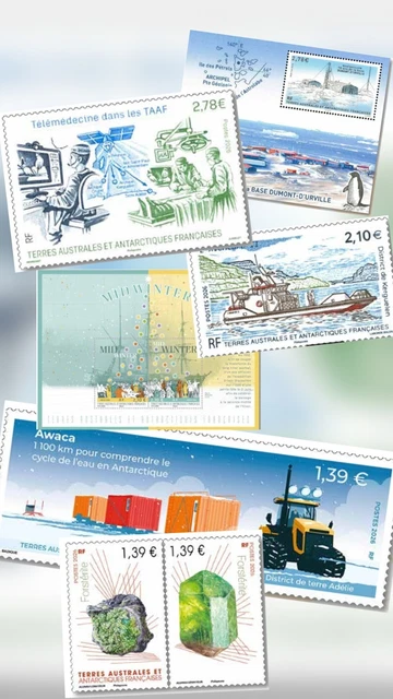 NEW 2026 TAAF FSAT France 2026 year set complete - 20 stamps MNH EUR 62 ...