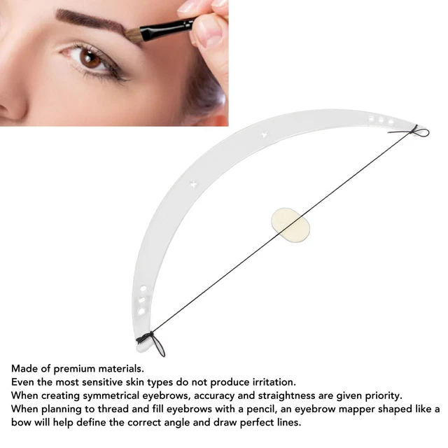 EYEBROW LEVEL MAPPING Tool Plastic Eyebrow Mapper With Strings Practice Tool £7.31 - PicClick UK