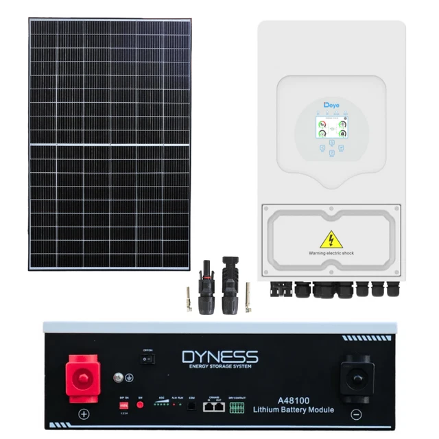 KIT PHOTOVOLTAÏQUE HORS réseau 6kW panneaux 500W onduleur 6kW avec stockage 9... EUR 6.643,24 ...