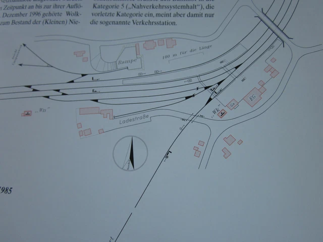 BAHNHOF MIT GLEISPLAN Wolkmarshausen Thüringen 4S EUR 5,41 - PicClick DE