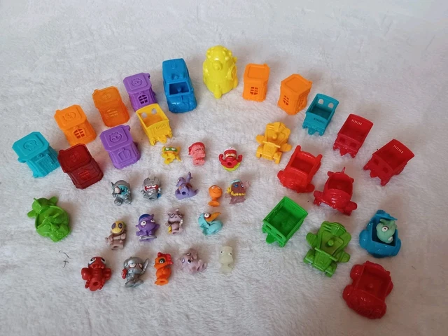 GROSSERY GANG TRASH Pack Figures Bundle & Vehicles Crates Houses Job ...