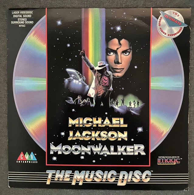 MICHAEL JACKSON MOONWALKER The Music Disc LaserDisc ID6324CB Fully ...