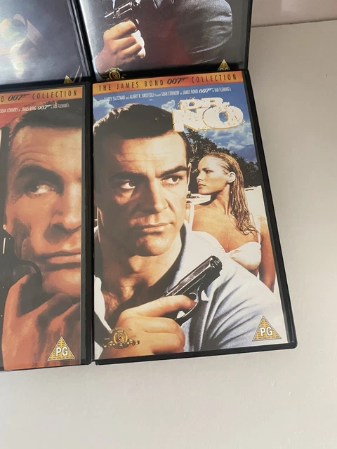 JAMES BOND 007 Collection Films Video VHS Bundle X4 Goldfinger Russia ...