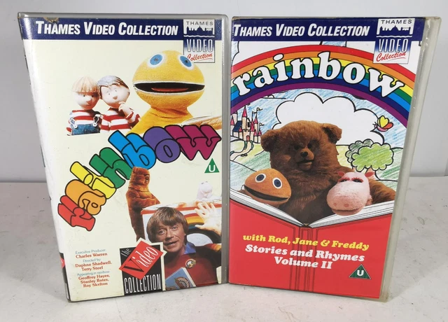 RAINBOW THAMES VIDEO Collection VHS Tapes Rod Jane Freddy Volume II £19 ...