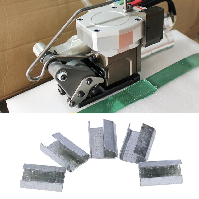 METAL STRAPPING BUCKLE Galvanized Steel Packaging Open Seals for 16mm ...