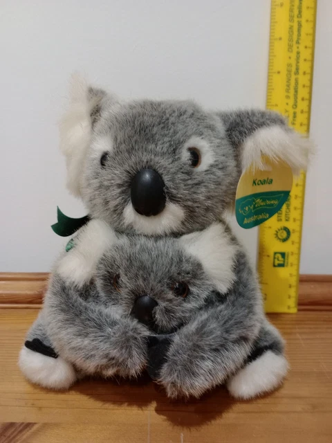 UNI-TOY UNIRINS AUSTRALIAN Koala with baby 7in high £1.70 - PicClick UK