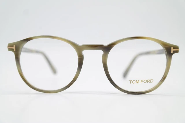 GLASSES TOM FORD TF 5294 Olive Gold Oval Frames Eyeglasses New £160.00 ...