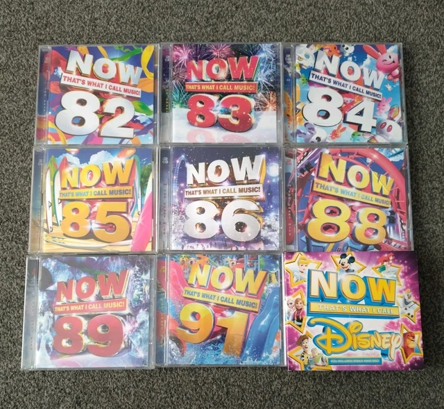 NOW THAT'S WHAT I Call Music X9 Bundle - 82,83,84,85,86,88,89,91 Disney ...