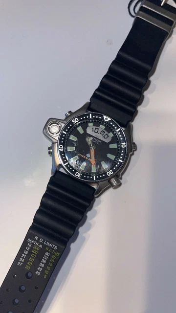 CITIZEN PROMASTER AQUALAND JP2000-08E Full Set Diver 200 Mt Sub Diver 200 Mt £369.00 - PicClick UK