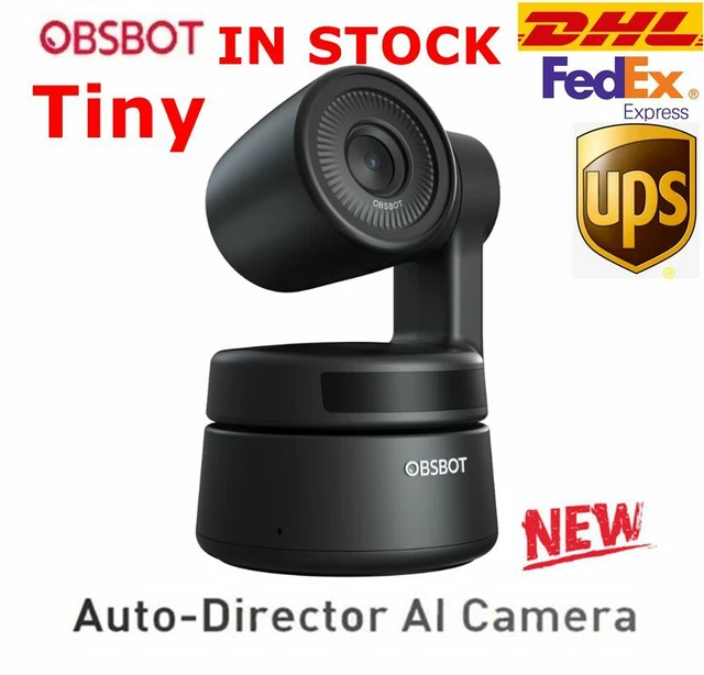 DHL OBSBOT TINY 2-Axis gimbal Auto-Director AI Camera Ai PTZ Webcam ...
