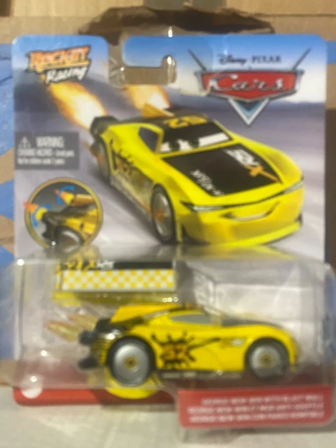 DISNEY PIXAR CARS Rocket Racing George New-Win Leakless Mattel 1.55 ...