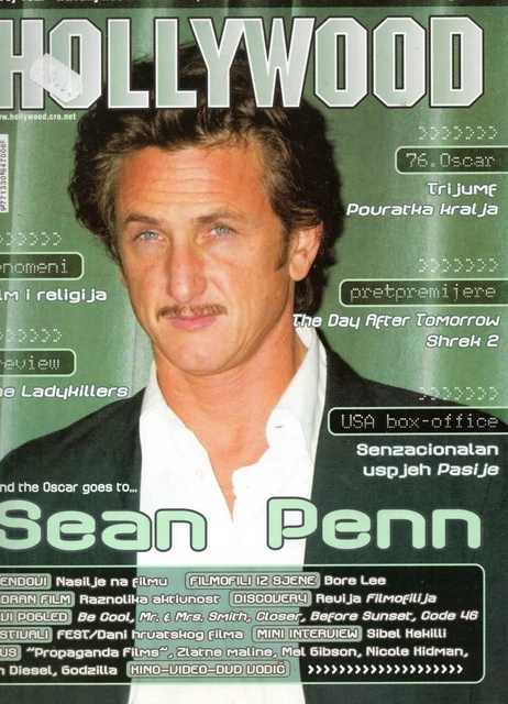 HOLLYWOOD CROATIA APRIL 2004 Sean Penn £29.21 - PicClick UK
