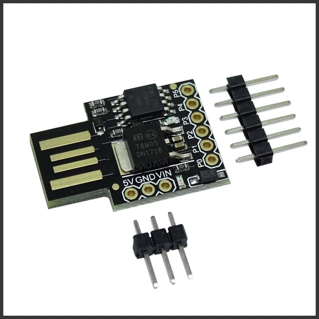 DIGISPARK KICKSTARTER ATTINY85 Micro USB DevelopmentBoard für Arduino ...