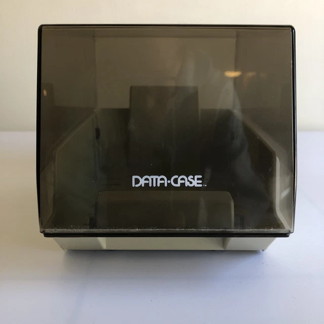 VINTAGE 1980S FLOPPY DISK STORAGE DATA-CASE Container $15.00 - PicClick