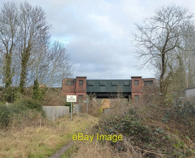 PHOTO 6X4 RAILWAY bridge south of Tattenham Corner This rather ...