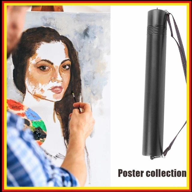 TELESCOPIC DRAWING STORAGE Tube Calligraphy Painting Poster Collection ...