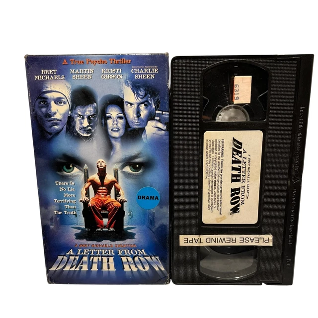 A LETTER FROM Death Row VHS Charlie Sheen Bret Michaels V1 £13.22 ...