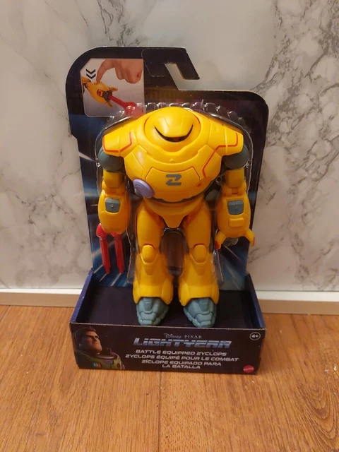 DISNEY PIXAR LIGHTYEAR Battle Equipped Zyclops Space Robot Action ...