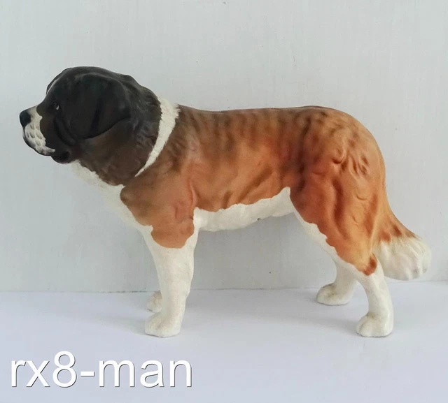 VINTAGE BESWICK ST BERNARD CORNA GARTH STROLLER DOG MODEL No.2221 MATT ...