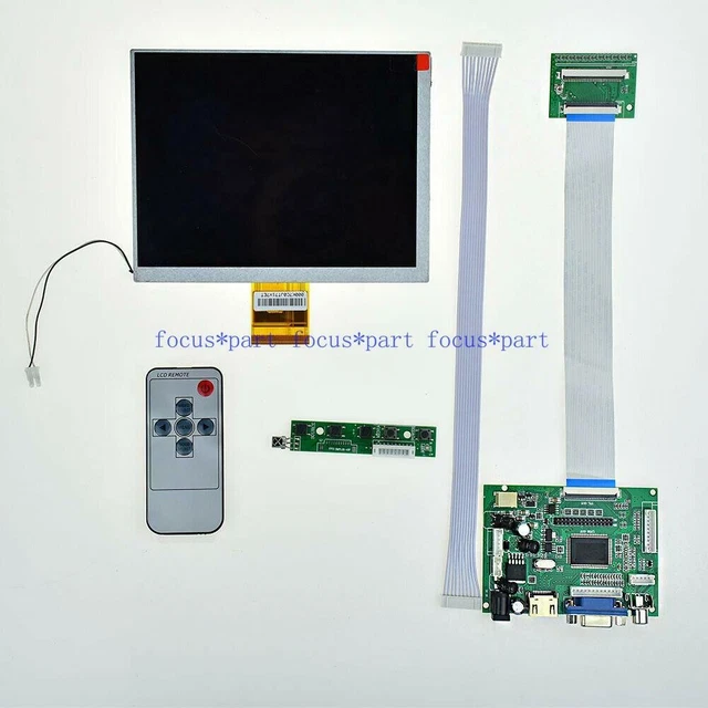 7& TFT LCD Screen HDMI VGA+LCD Driver Controller Board for ...