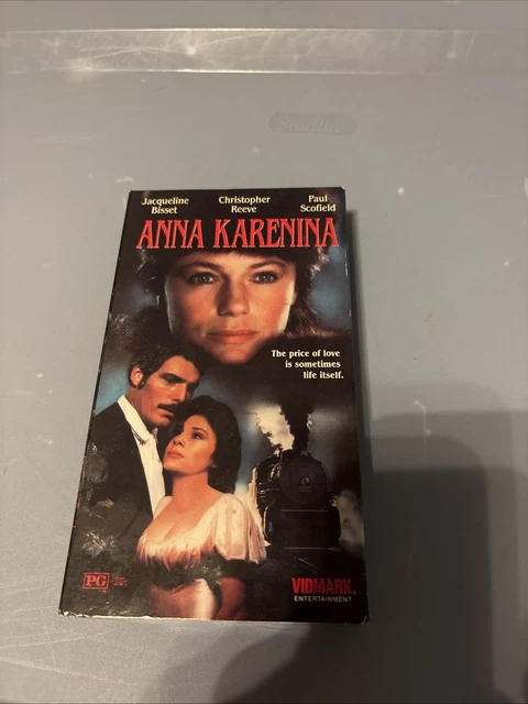 ANNA KARENINA (RARE VHS 1994) Jacqueline Bisset Christopher Reeve Paul ...