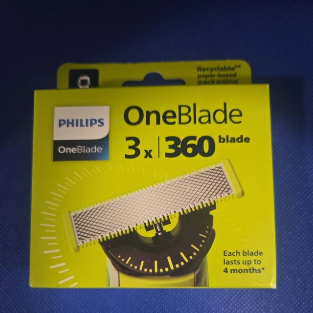 PHILIPS ONEBLADE 360 Original X3 Replacement Blades £23.58 - PicClick UK