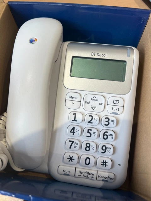 BT DECOR 2200 Corded Telephone - White (061127) £15.58 - PicClick UK