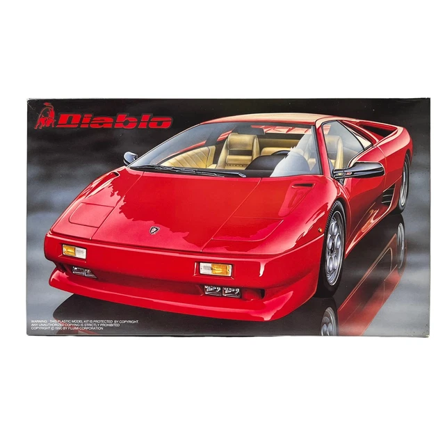 FUJIMI-1500 RS-21 LAMBORGHINI Diablo 1/24 Scale Model Car Kit 12031 $69 ...