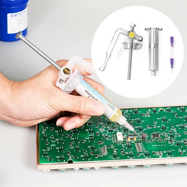 PLUNGER DISPENSER MANUAL Syringe Propulsion Tool Solder Paste Booster ...