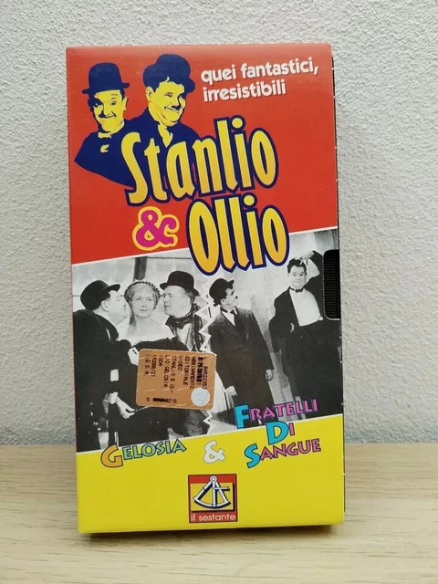 VHS -STANLIO E Olio - Gelosia e Fratelli Di Sangue 1935 -de Agostini ...