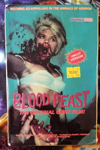 BLOOD FEAST THE ORIGINAL GORE FILM (1963) VHS £60.38 - PicClick UK