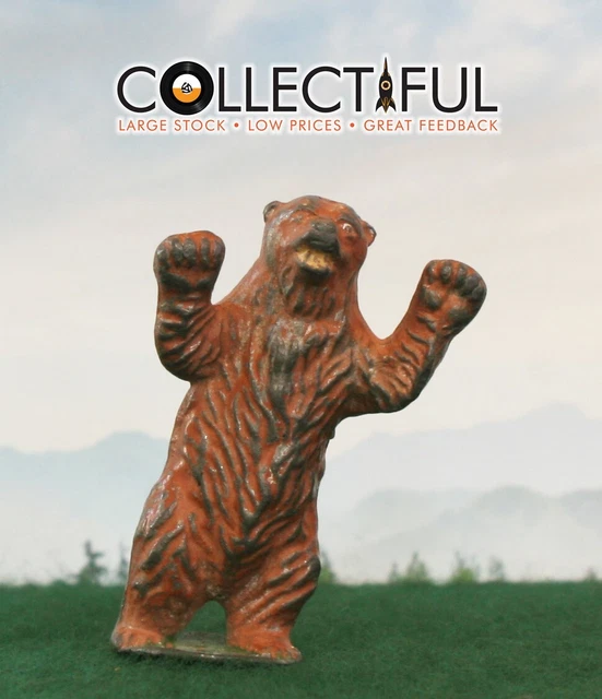 GRIZZLY BROWN BEAR *Rare* England Vintage Lead Figure - Britains Size 🔥 1860 $9.99 - PicClick