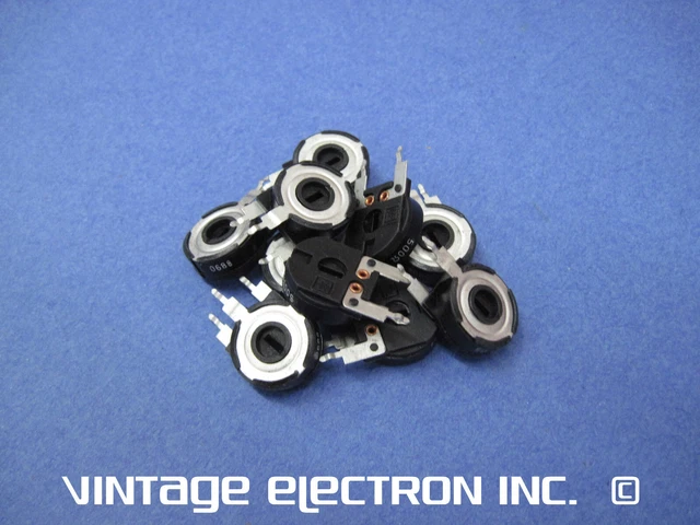 (10) ISKRA LINEAR Trim Pot (Variable Resistor): 500 Ohm 20% (Vertical ...