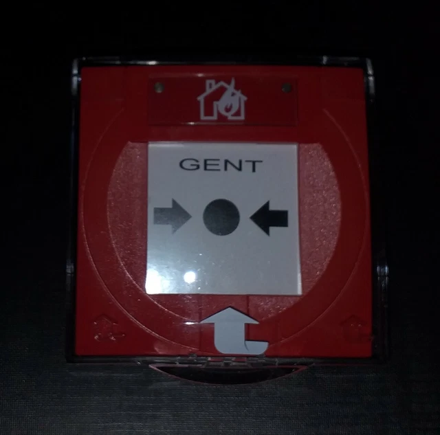 GENT VIGILON ADDRESSABLE Manual Call Point with Cover Resettable Plate ...