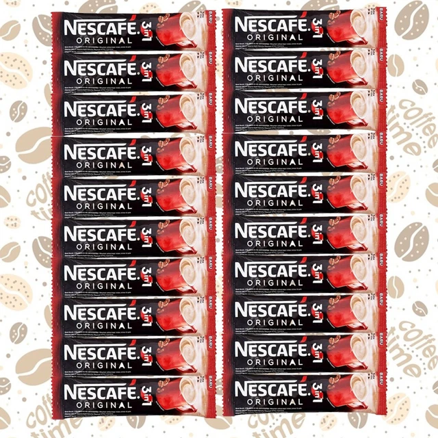 NESCAFE 3 IN 1 Original Soluble Café Instantané 20 Sachets Paquet De 20 ...
