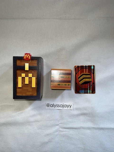 MCDONALD’S X MINECRAFT Movie Blind Box - Big Mac Crystal £11.12 ...