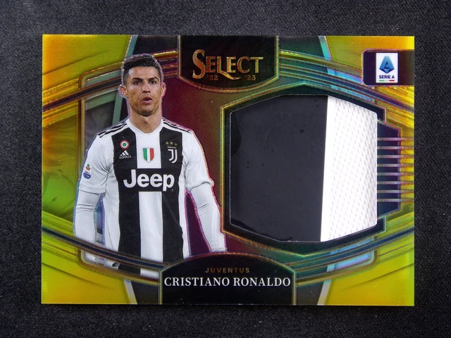 2022-23 PANINI SERIE A Select Cristiano Ronaldo /10 Patch Gold Prizm ...