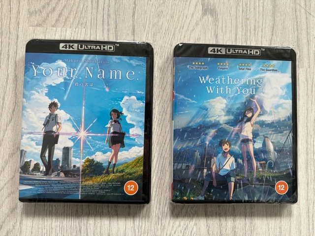 YOUR NAME + Weathering With You 4K UHD/Blu-ray set £40.00 - PicClick UK