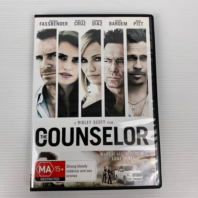 THE COUNSELOR (DVD, 2013) Michael Fassbender Penelope Cruz Cameron Diaz ...