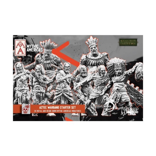WARLORD MYTHIC AMERICAS Aztecs 28mm Aztec Warband Starter Set VG NM £ ...