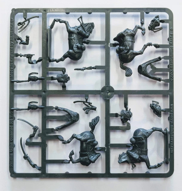PERRY MINIATURES RUSSIAN Napoleonic Uhlans 1812-14 command sprue £6.20 ...
