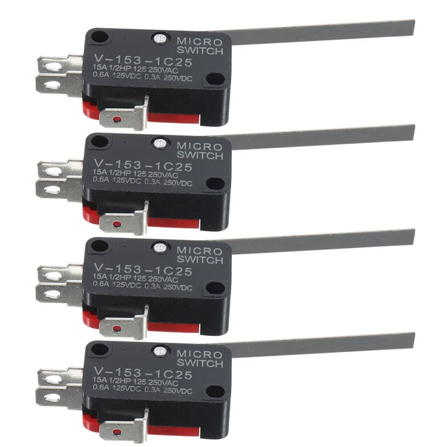 ELECTRIC LIMIT SWITCH 2 Pin Micro Switch Sensitive Micro Switch £6.48 ...