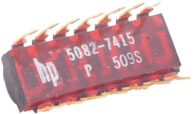 HP5082-7415 ORIGINAL HP Mini Bubble Red Led Display 5-Digit 7-Segment ...