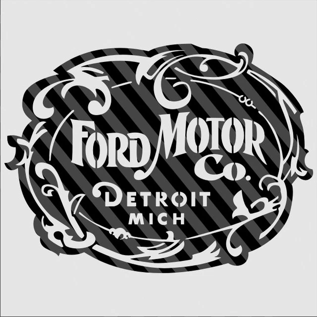 FORD LOGO DXF SVG CDR file Vector for CNC Plasma Router Laser Cut $6.59 ...