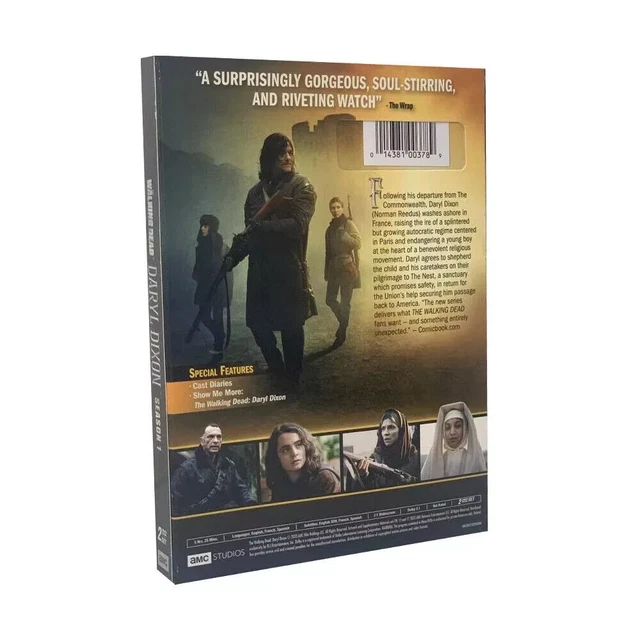 UK FOR THE Walking Dead: Daryl Dixon Season 1 (2023) (DVD) Movie 2 ...