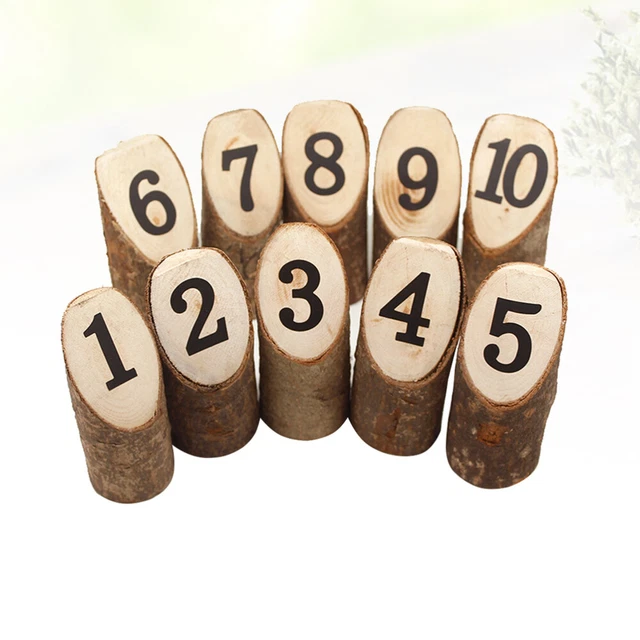 HOCHZEIT NAME TAG Rustikalen Tisch Zahlen Tabelle Name Karten EUR 47,39 ...