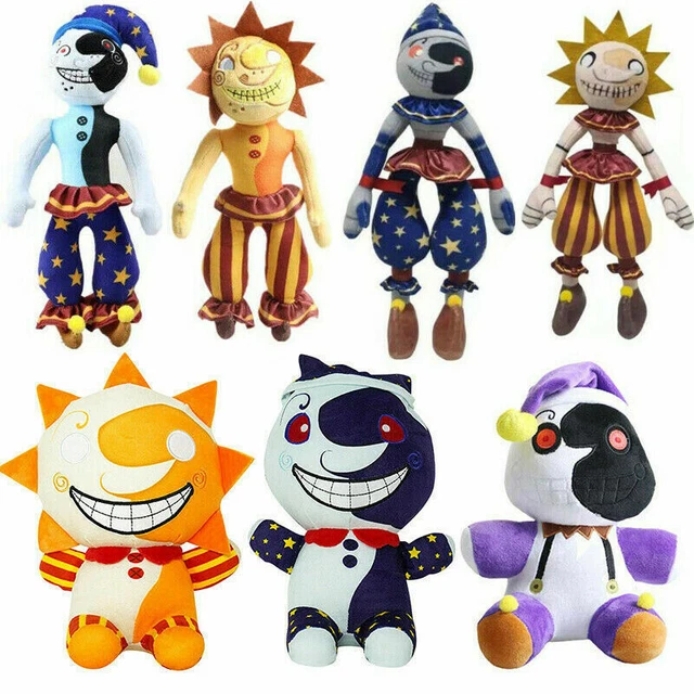 SUNDROP FNAF FAZBEAR BOSS Plush Doll Toy Moondrop Clown Mangle Foxy ...